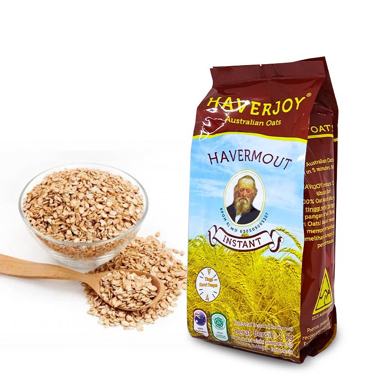Jual HAVERJOY INSTANT OATS 1KG - HAVERMOUT AUSTRALIAN OATMEAL Indonesia ...