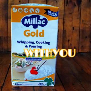 Jual WHIPPING CREAM MILLAC GOLD NON DIARY 1 Liter | MILAC GOLD ...