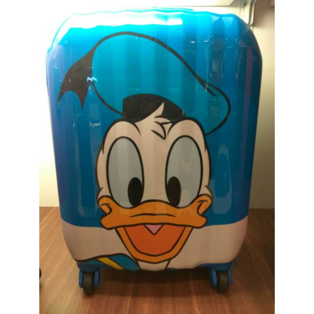 Jual Koper Samsonite Cabin Size Luggage Donald Duck | Shopee Indonesia