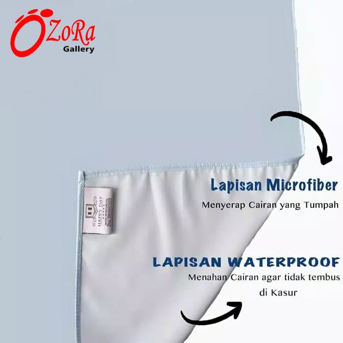 original ozora kain perlak waterproof 75x75 bahan lembut dan adem untuk ...