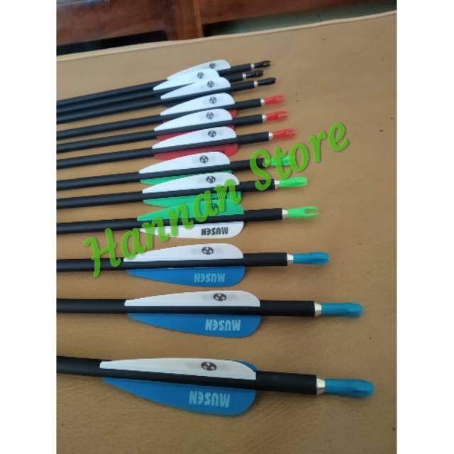 Jual Arrow Musen Carbon 7 mm - Anak Panah Musen Mix Carbon 7 mm ...