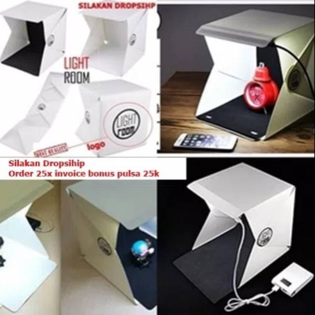 Mini Photo Studio Light Box Midio 2 Magic Box Lampu | Shopee Indonesia