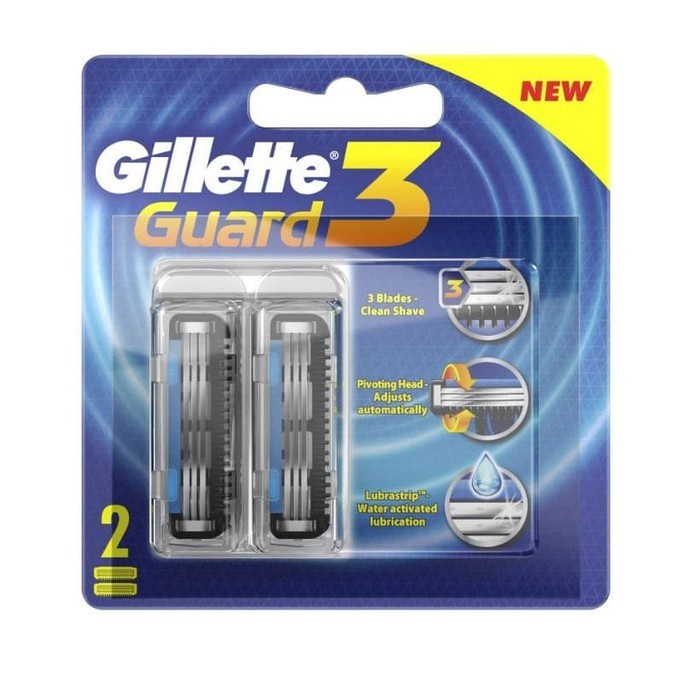 Jual Gillette Isi Ulang Guard 3 Isi 2 Refill | Shopee Indonesia