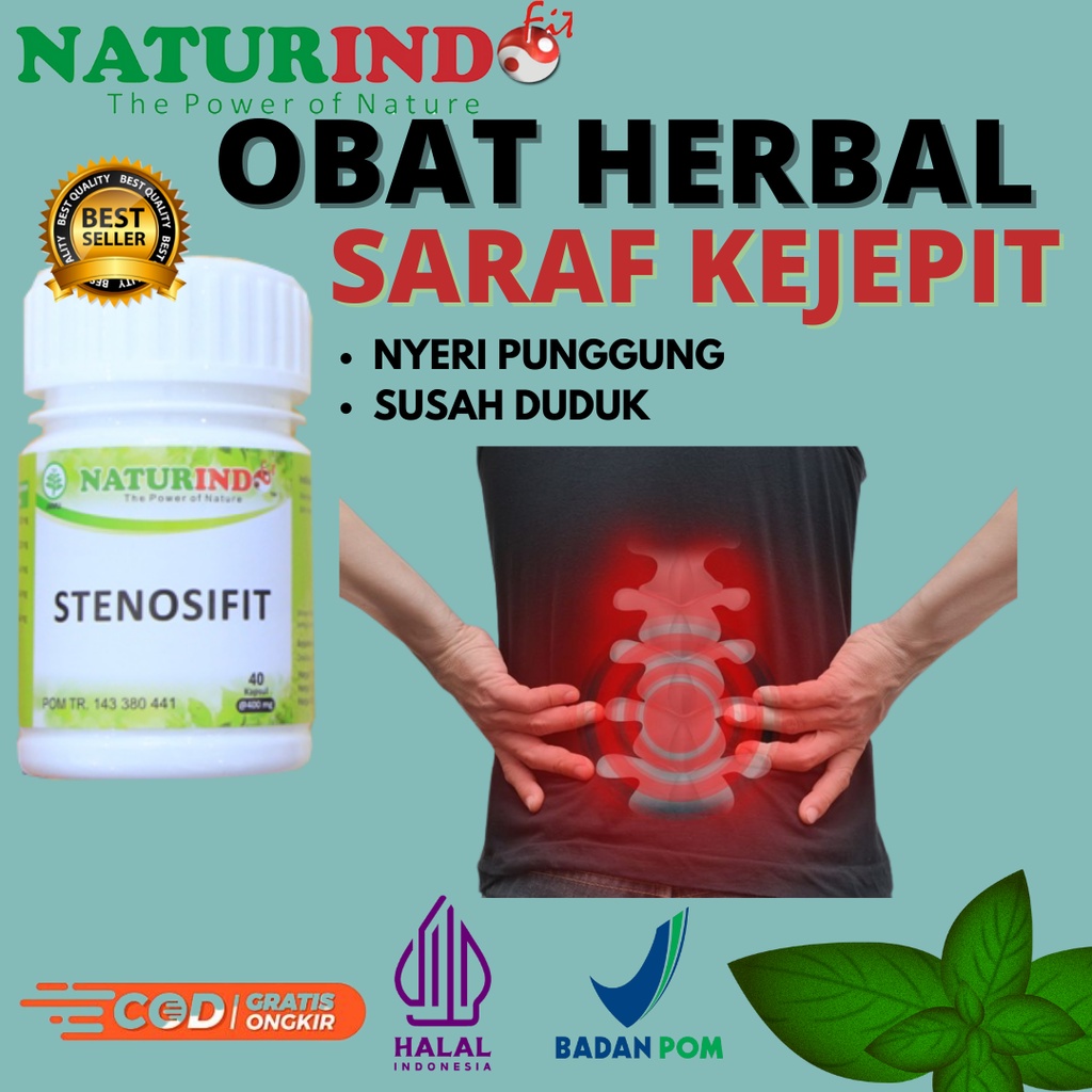 Jual Obat saraf kejepit nyeri punggung susah duduk herbal paling ampuh ...