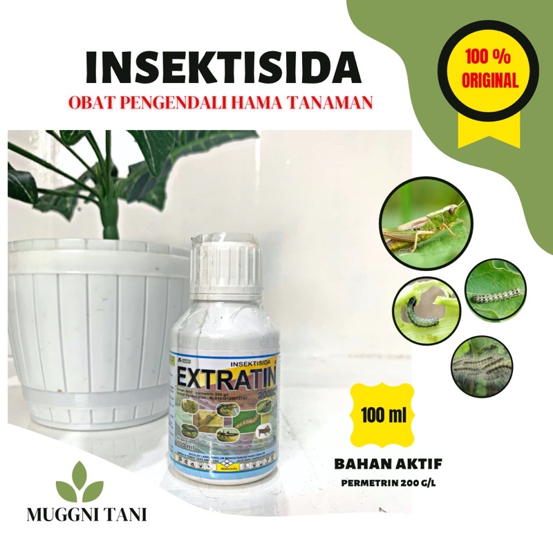 Jual EXTRATIN 100 ML 200 EC - INSEKTISIDA OBAT PEMBASMI HAMA TANAMAN ...