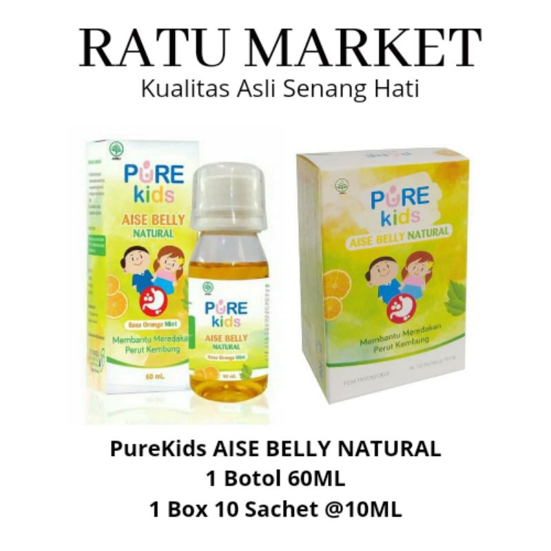 Jual PUREKIDS AISE BELLY RASA ORANGE MEREDAKAN PERUT KEMBUNG PURE KIDS ...