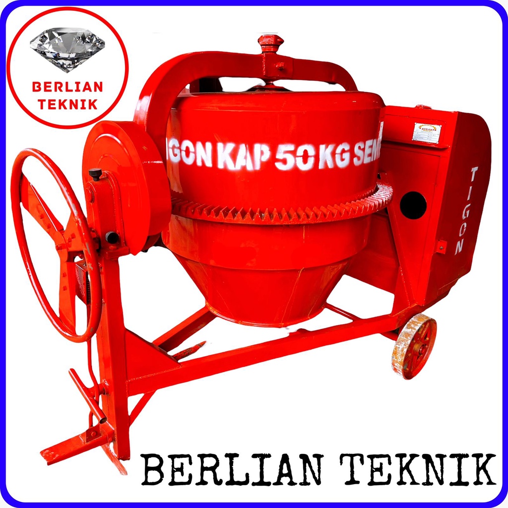 Jual Beton Molen Concrete Mixer Semen TIGON 500 Liter | Shopee Indonesia