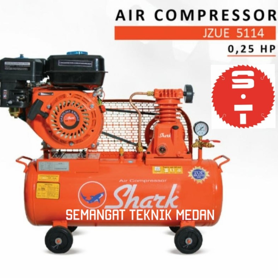 Jual JZUE5114 COMPRESSOR KOMPRESSOR ANGIN 1/4HP MESIN ENGINE 5,5HP ...