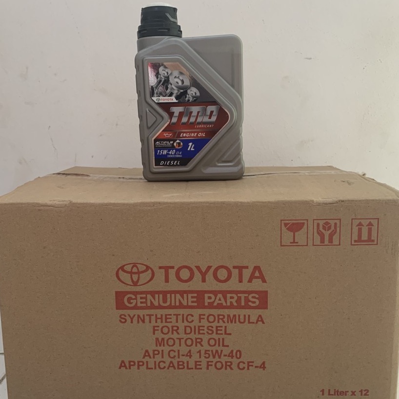 Jual 42 /DUS TMO DIESEL 1L ISI 12 15W-40 OIL MOBIL OLI TOYOTA ENGINE ...