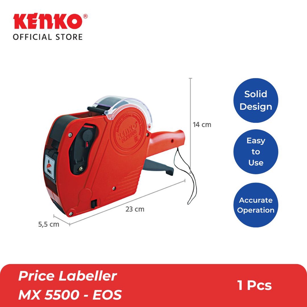 Jual Kenko Price Labeller Label Harga Mesin Sticker Label MX-5500 EOS ...