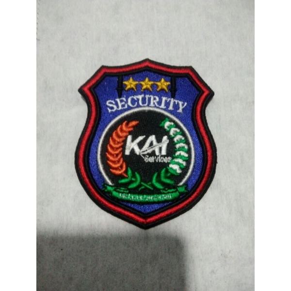 Jual Logo Security KAI / RESKA Bordir Timbul | Shopee Indonesia