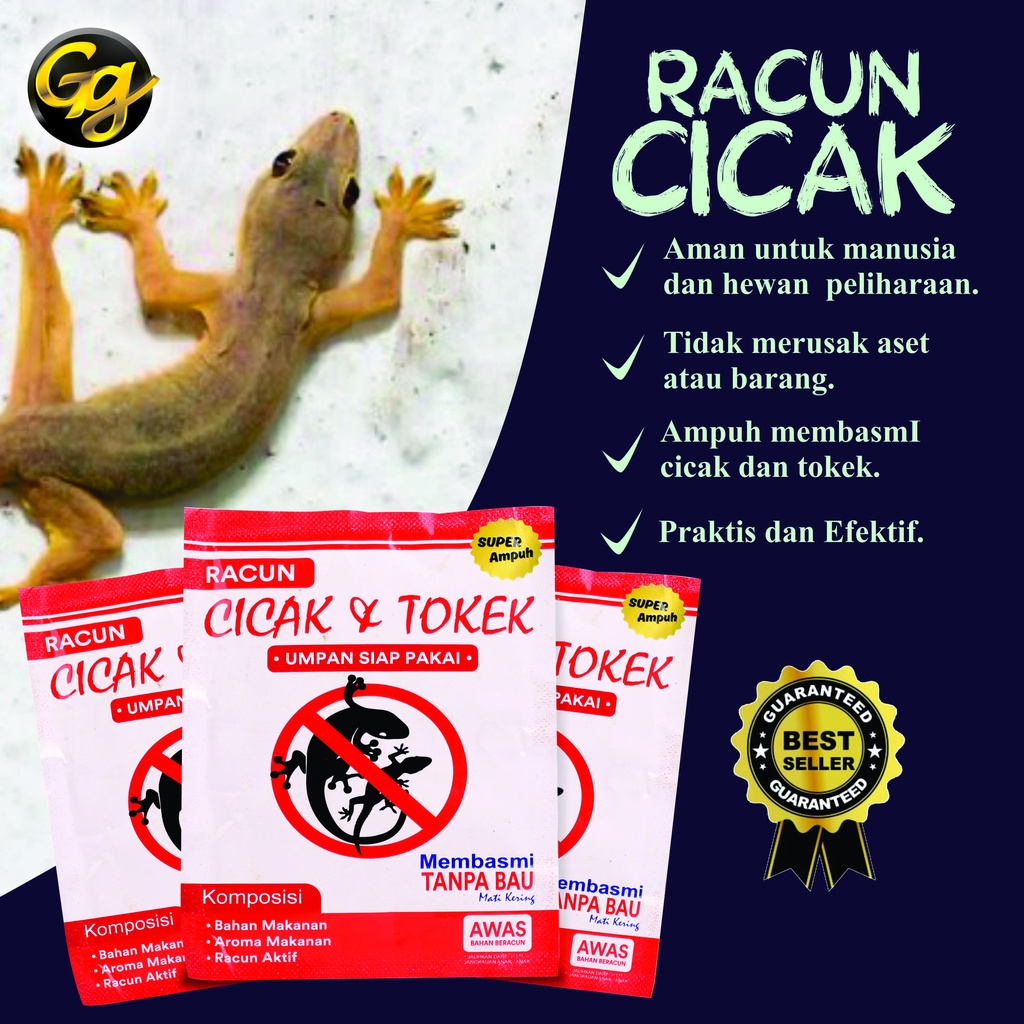 Jual RACUN CICAK DAN TOKEK, ampuh basmi cicak dan tokek Pembunuh Cicak ...