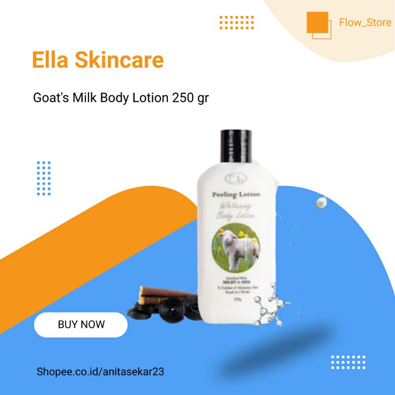 Jual Ella Skincare Goat's Milk Body Lation 250 g | Shopee Indonesia