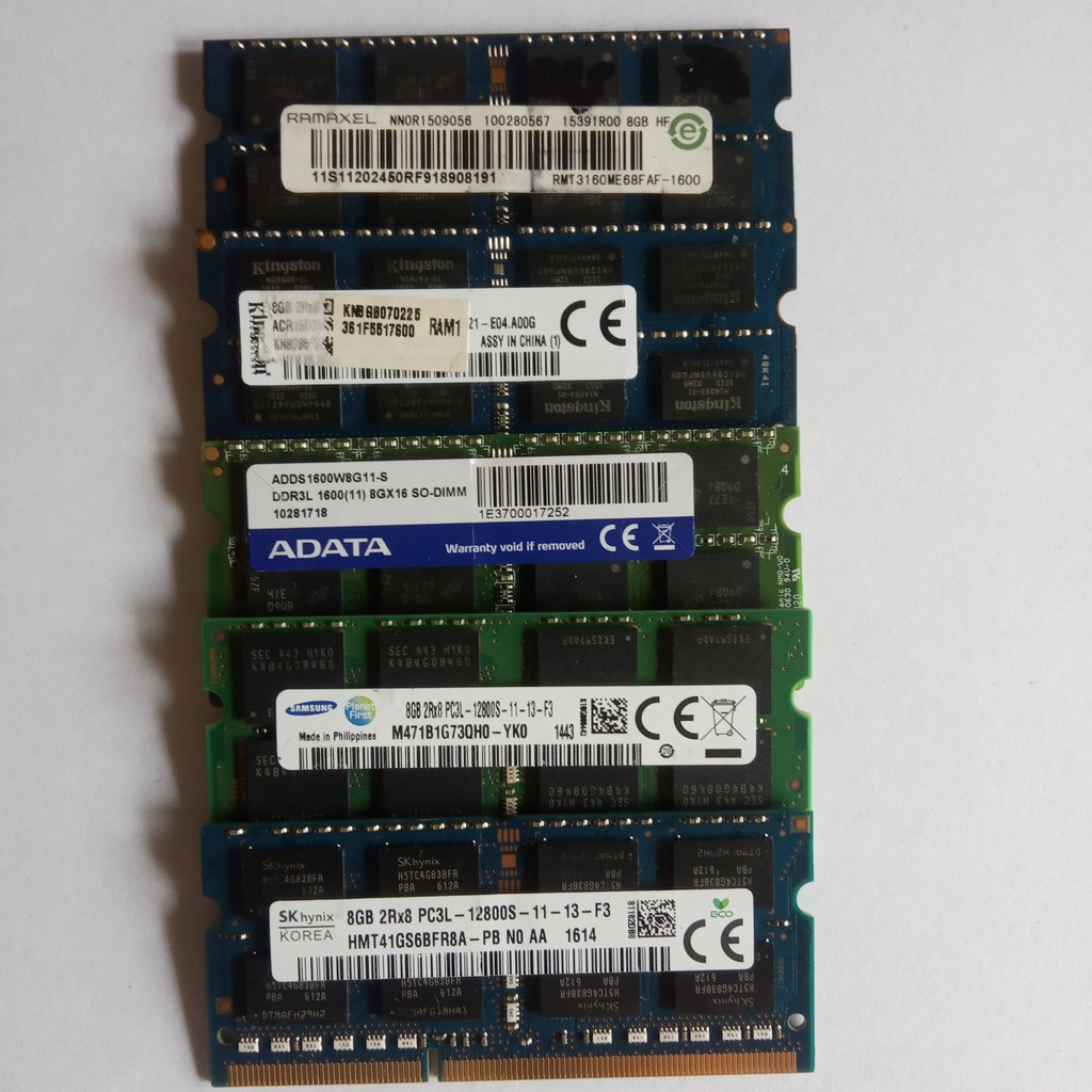 memori ram laptop ddr3l pc3l 8gb 12800 1.35v low voltage sodim ...