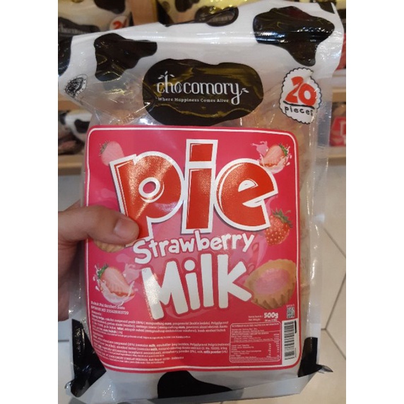 Jual Pie strawberry milk - chocomory | Shopee Indonesia