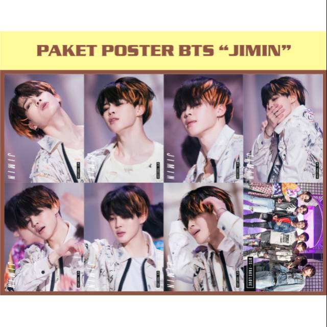 Jual PARK JIMIN JIMIN POSTER SET | Shopee Indonesia