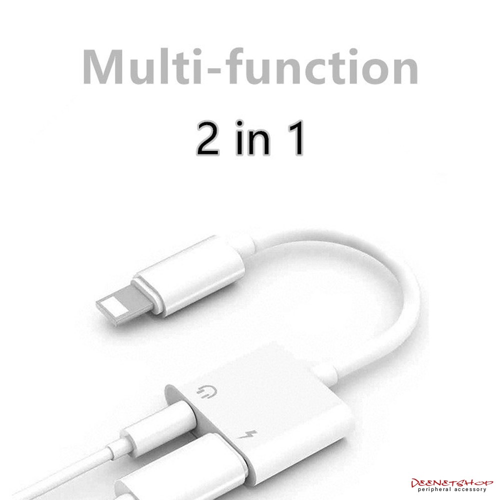 Jual Adapter Lightning to AUX 3.5mm Headphone Lightning | Shopee Indonesia