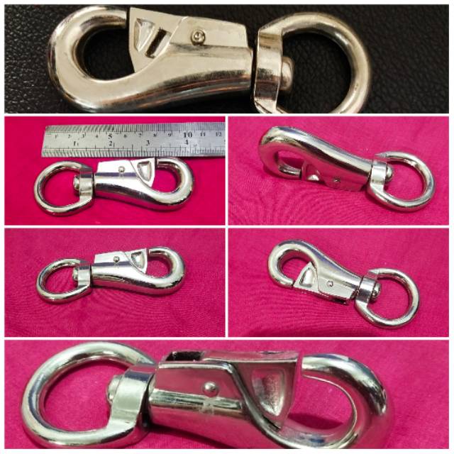 Jual Hook Shackle Besi Heavy duty Besar Kuat Pengait Sling Baja Rantai ...