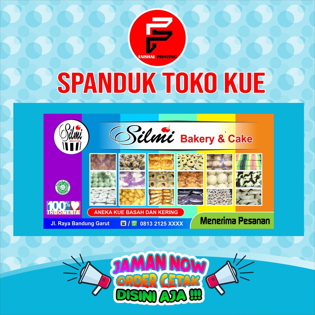 Jual Spanduk, Banner, Backdrop Toko Kue Ukuran 3 x 1 m Indonesia|Shopee ... Jual Spanduk, Banner, Backdrop Toko Kue Ukuran 3 x 1 m Indonesia|Shopee ...