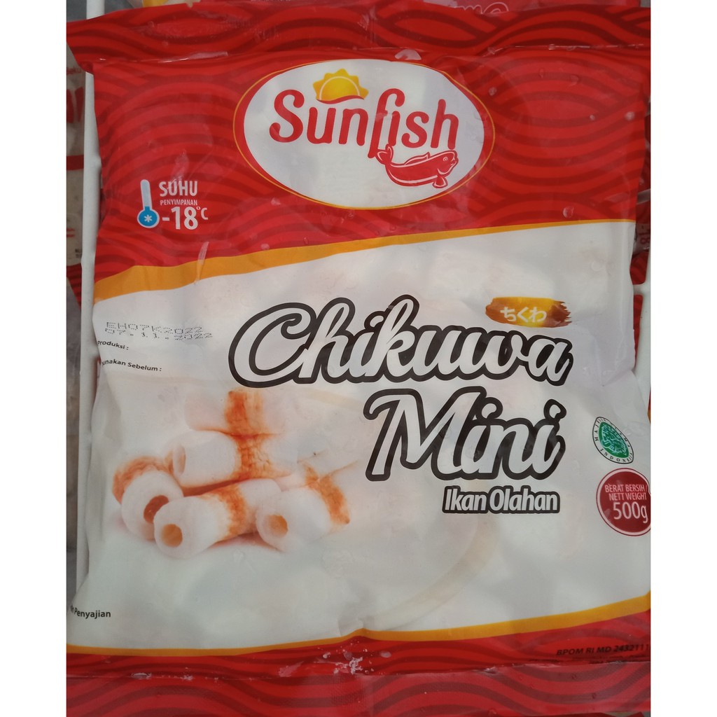Jual SUNFISH CHIKUWA MINI ISI 40 PCS - CHIKUWA MINI KEMASAN 500 GRAM ...