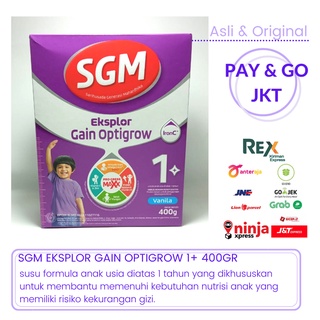 Jual SGM EKSPLOR GAIN OPTIGROW 1+ 400GR | Shopee Indonesia
