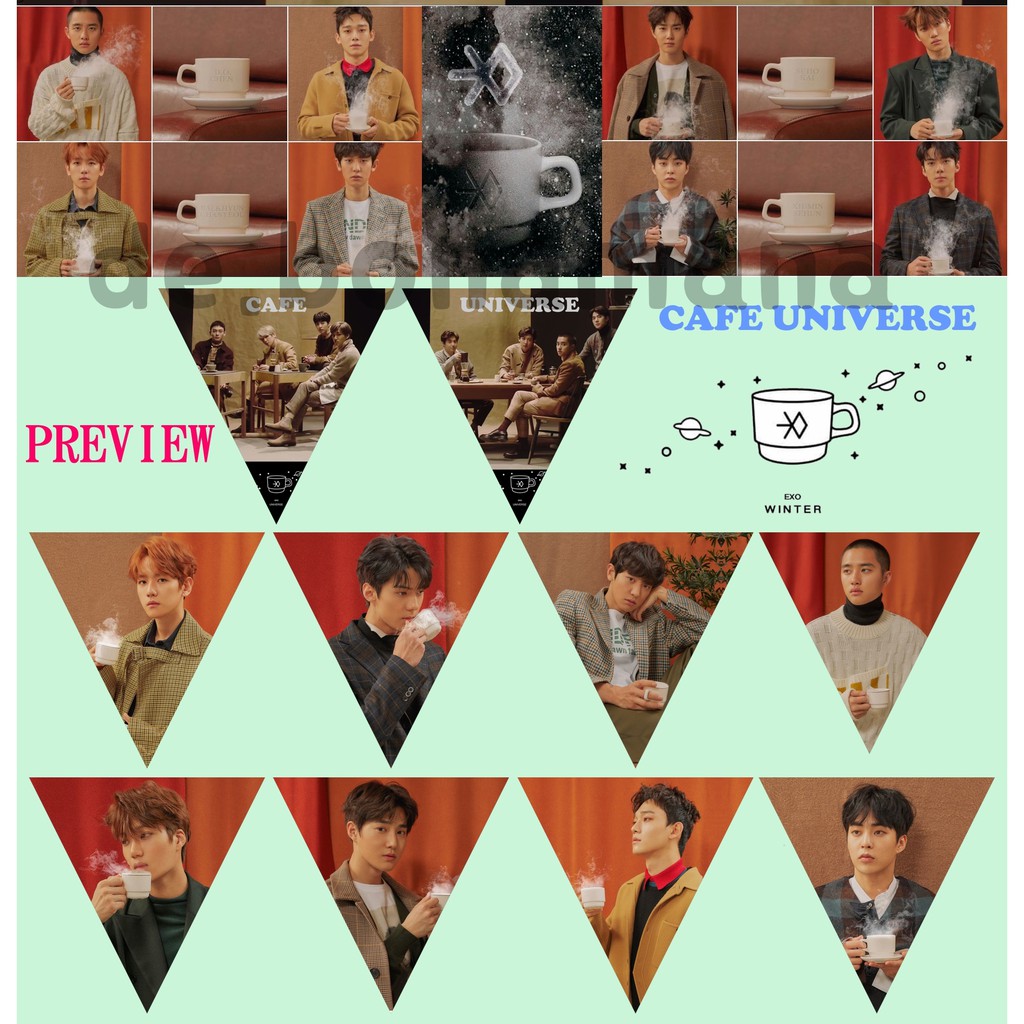 Jual BUNTING FLAG EXO UNIVERSE CHANYEOL CHEN | Shopee Indonesia