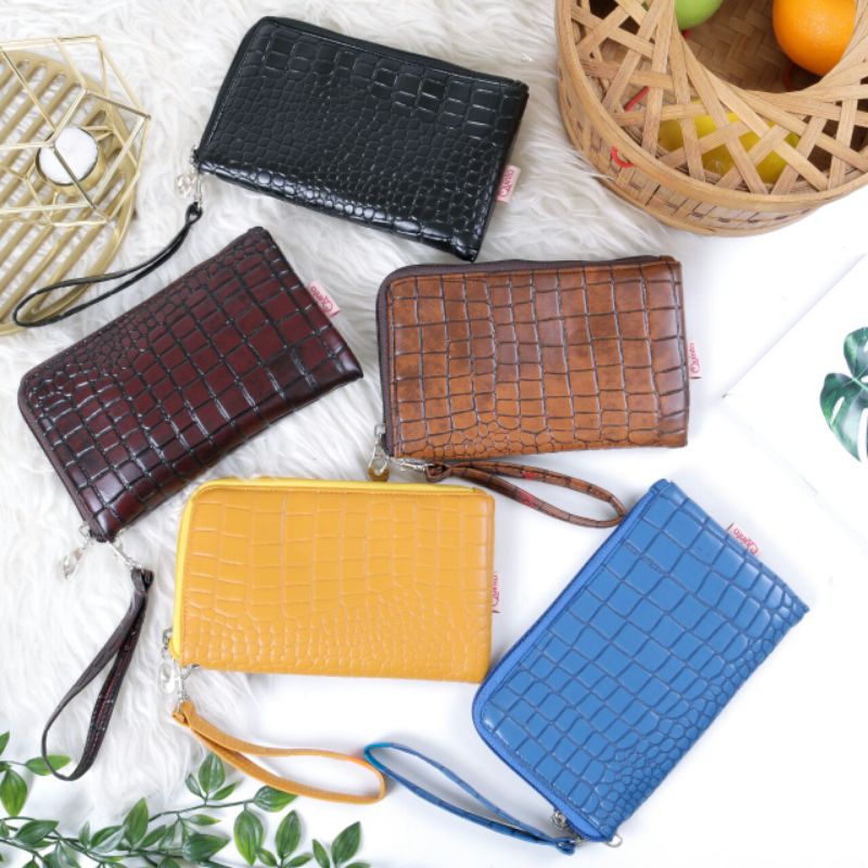 Jual Dompet HP wanita croco premium by Tas Quinta Original | Shopee Indonesia
