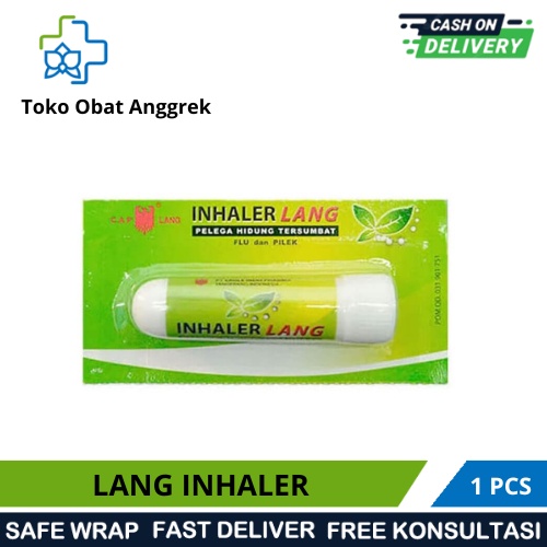 Jual LANG INHALER/INHALER UNTUK ,ELEGAKAN PERNAFASAN/PILEK/HIDUNG ...