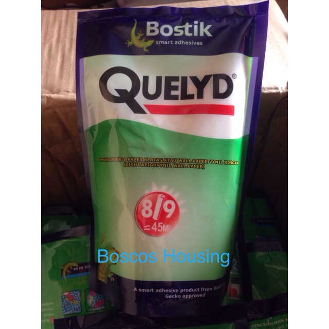 Quelyd SE Bostik Perekat LEM Wallpaper | Shopee Indonesia