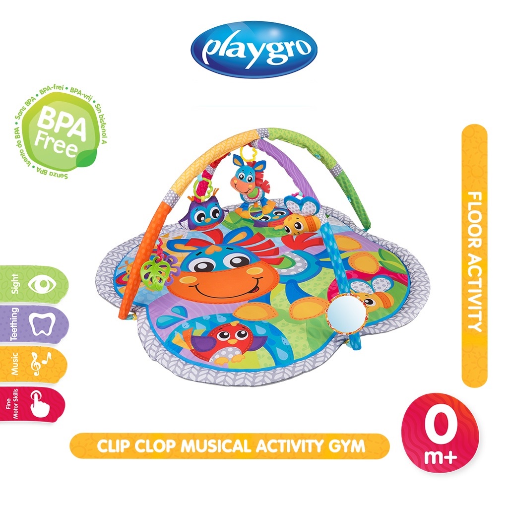 Jual Playgro Clip Clop Musical Activity Gym - 120747A | Shopee Indonesia