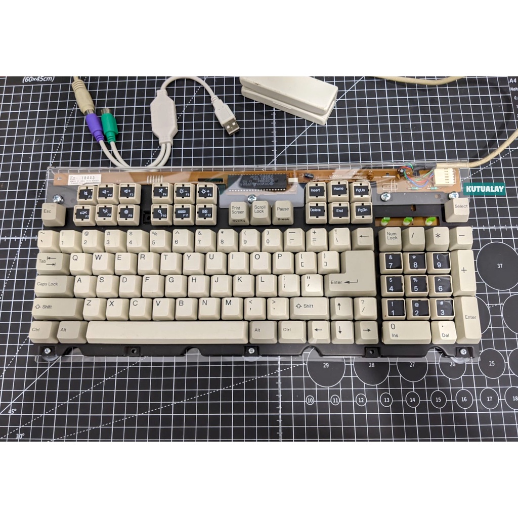 Jual Mechanical Keyboard Jadul ALPS Switch Vintage Retro PS/2 USB ...