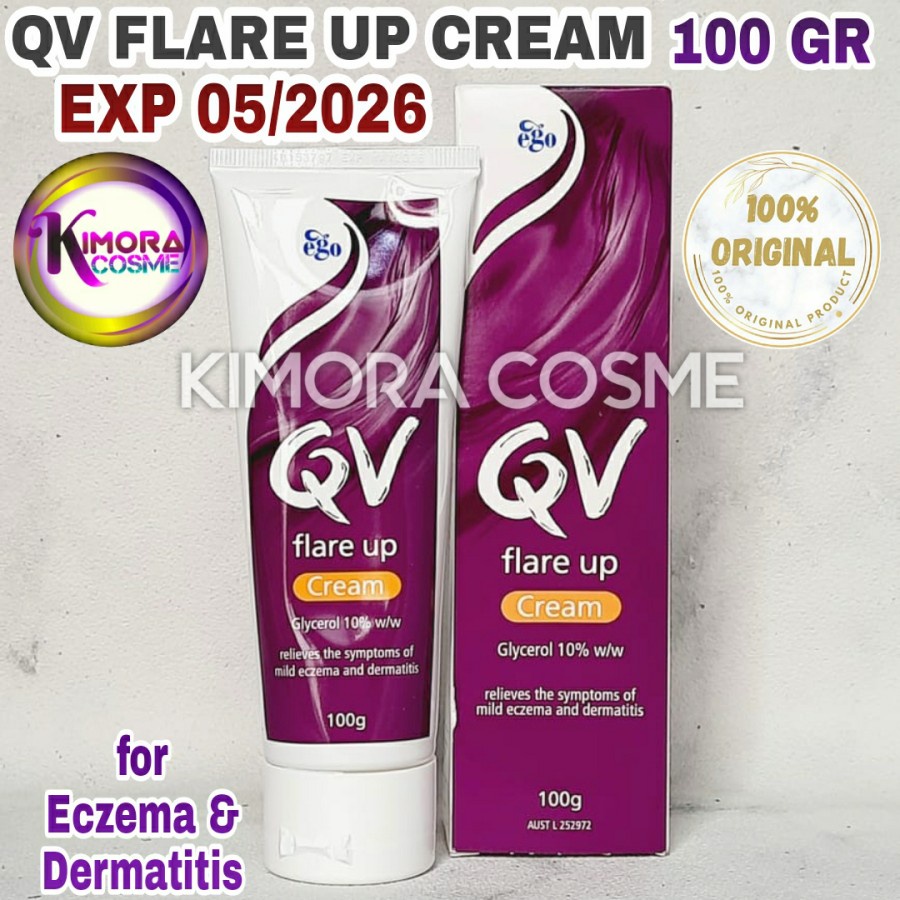 Jual Ego Qv Flare Up Cream 100gr for Eczema Dermatitis | Shopee Indonesia