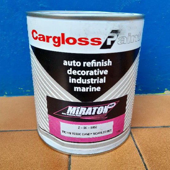 Jual Cat Cargloss Miraton 6052 T/C Candy Scarlet Red / Merah Candytone ...