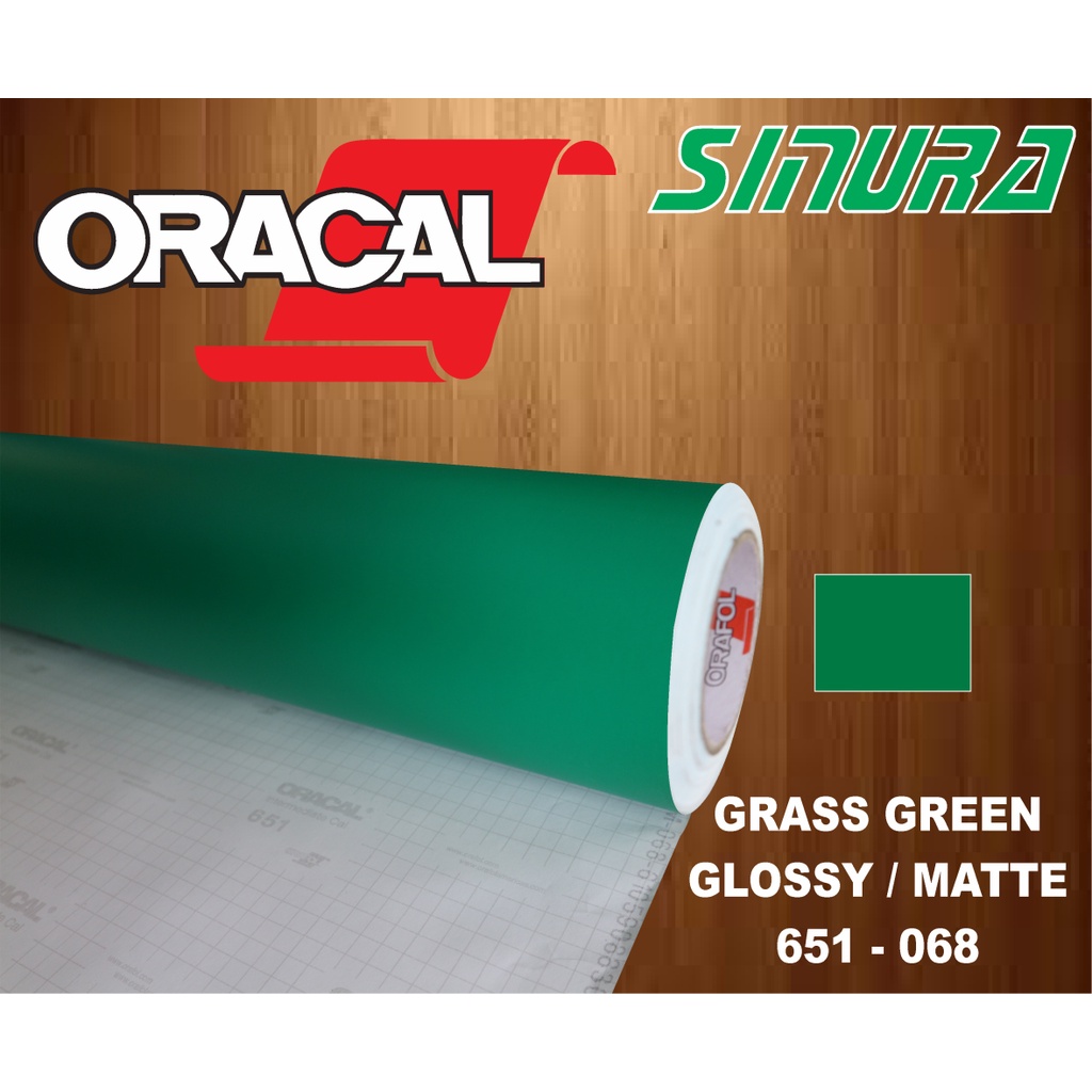 Jual Sticker Oracal 651-068 GRASS GREEN (GLOSSY/MATTE) Indonesia|Shopee ...