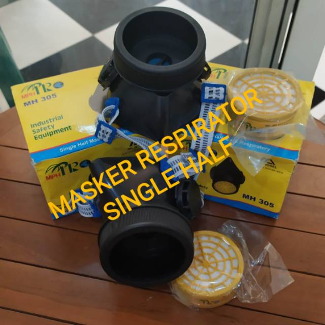 Jual MASKER RESPIRATOR MH 305 SINGLE FILTER | Shopee Indonesia