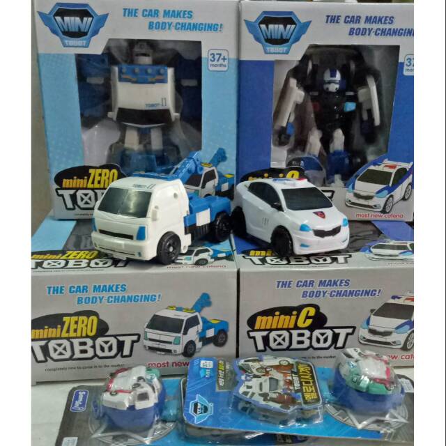 Jual tobot zero+ tobot C + jam tobot white 3in1 | Shopee Indonesia