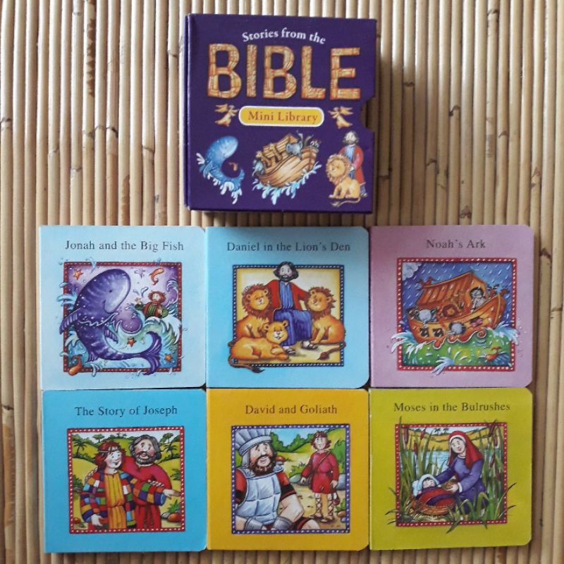 Jual Bible Mini Library 6 Board Book (new, segel) Stories David Joseph ...