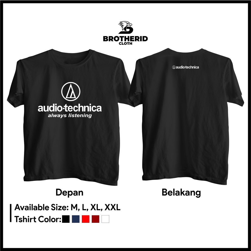 Jual Kaos Audio Technica Profesional Baju Operator Sound System ...