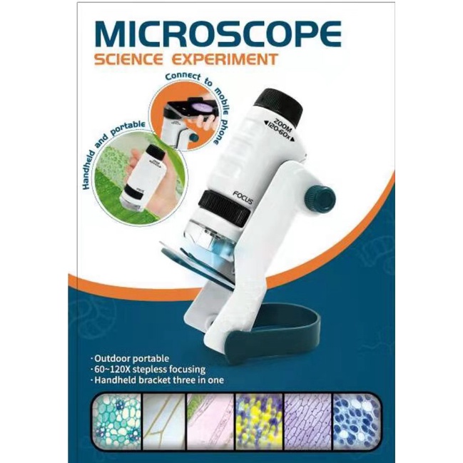 Jual EXPLORE SCIENCE PORTABLE MICROSCOPE+SPECIMEN 14 pcs mainan ...