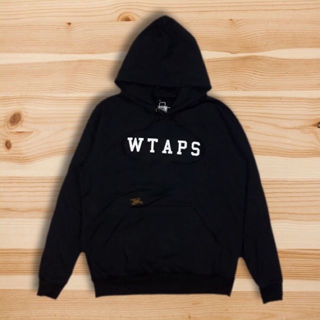 Jual Hoodie Wtaps Font Classic Black | Shopee Indonesia