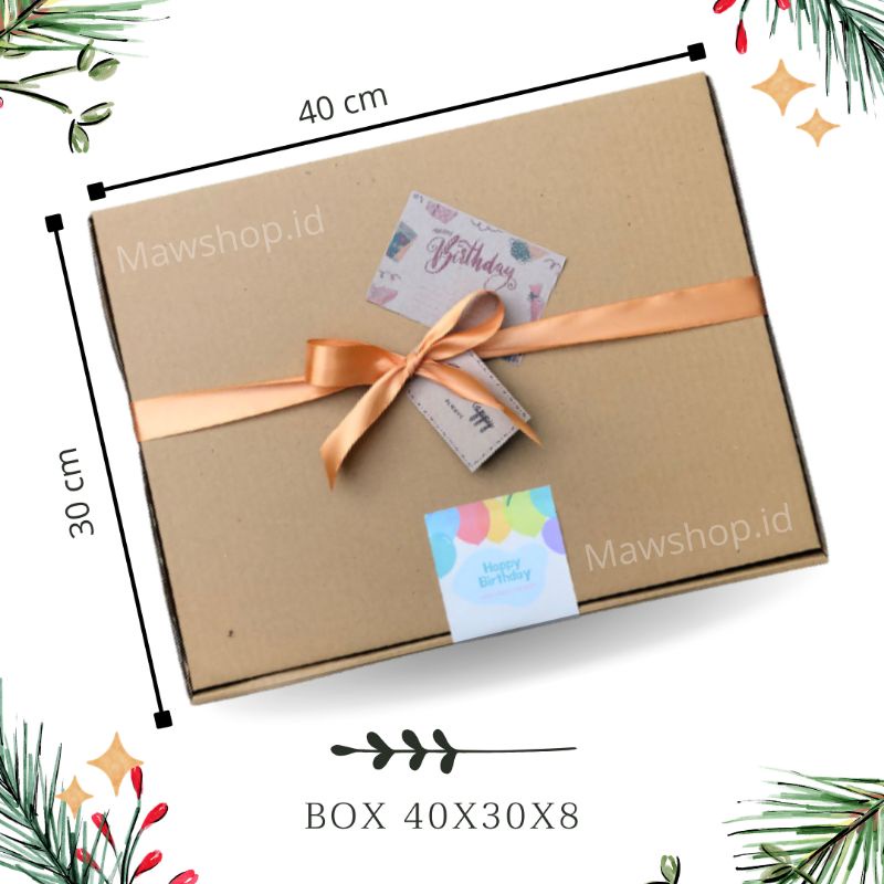 Jual Box Besar 40x30x8 / Box Hampers Besar / Box Kado / Kotak Hadiah ...