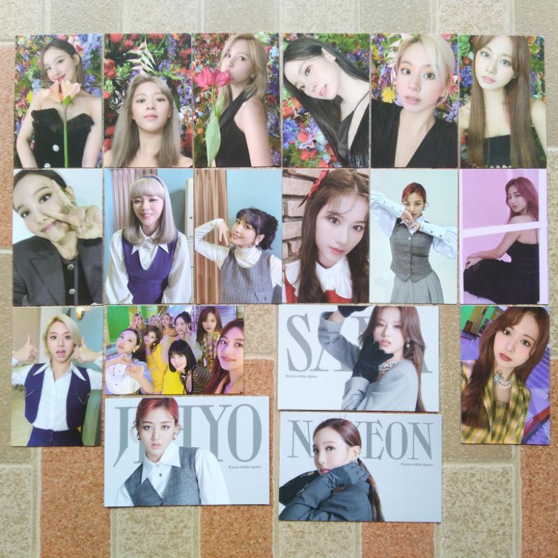 Jual Official Twice Photocard from Album Eyes Wide Open | Shopee Indonesia