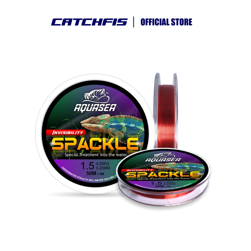 Jual Catchfis - Senar Pancing Warna Merah Nilon Garis Fishing Line ...