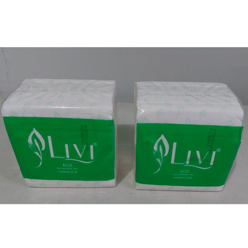 Jual Tissue Kecil Livi Eco Multipurpose 150 Sheet 2 Ply | Shopee Indonesia