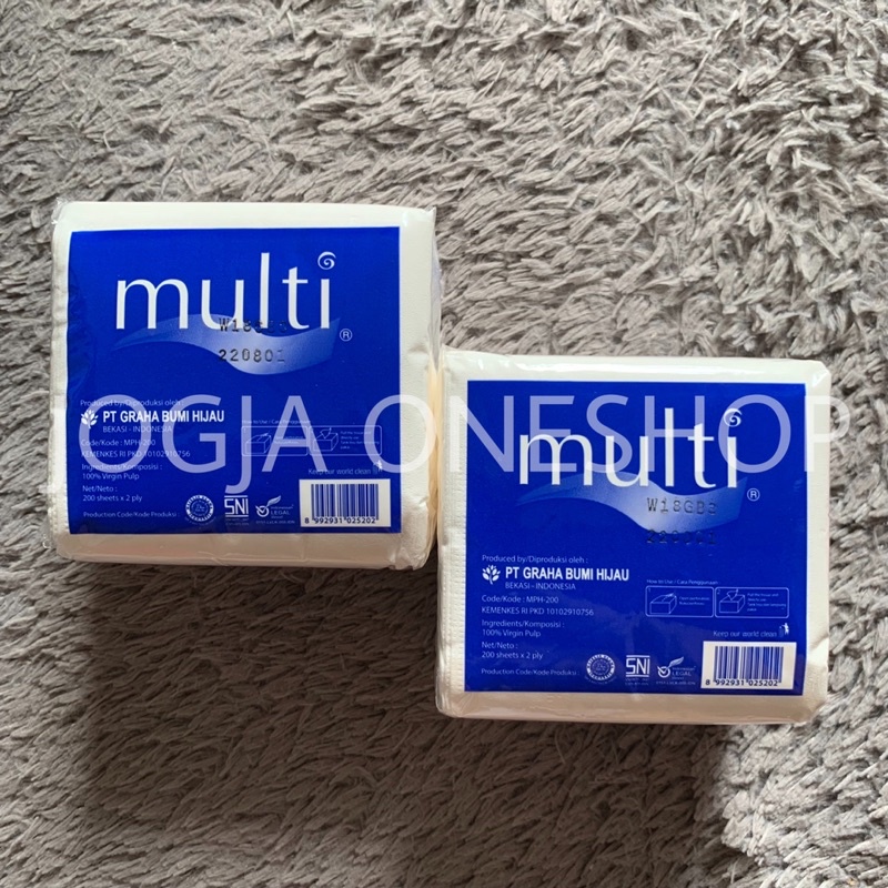 Jual TISSUE MULTI POP UP FACIAL TISSUE 200 SHEETS 2 PLY - TISU WAJAH ...