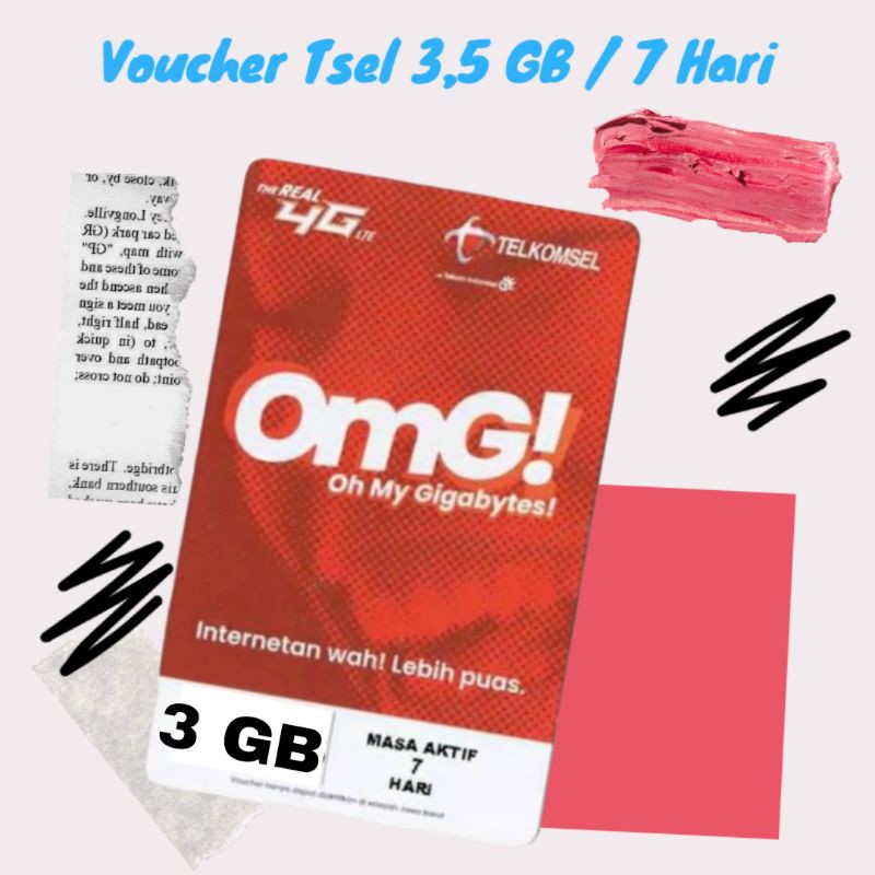 Jual Voucher Tsel OMG 3GB/7Hari Khusus Kalimantan & Sulawesi Zona 1 ...