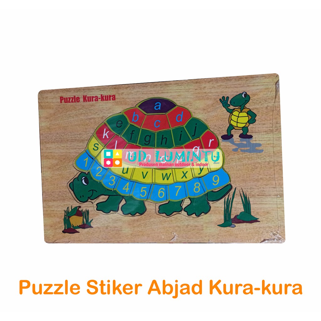Jual Puzzle Abjad Kura-kura Abjad Indonesia|Shopee Indonesia