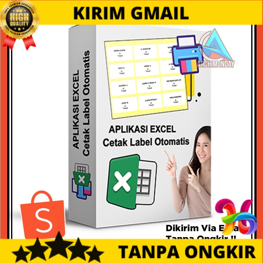 Jual Aplikasi Print Label Undangan Otomatis | Shopee Indonesia