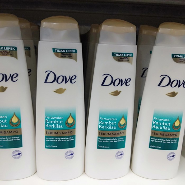 Jual DOVE Daily shine shampoo (140ml) | Shopee Indonesia