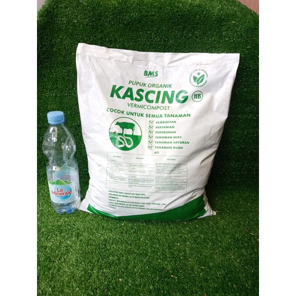 Jual Pupuk organik kascing, karungan 5kg, pupuk murni, bekas cacing ...